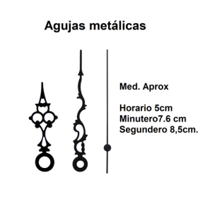 Maquinaria Reloj de Cuarzo «Agujas incluidas» 13mm